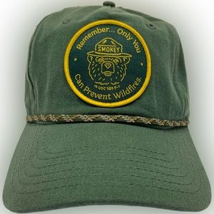 MAD Engine | Accessories | Smokey The Bear Snapback Rope Hat Cap ...